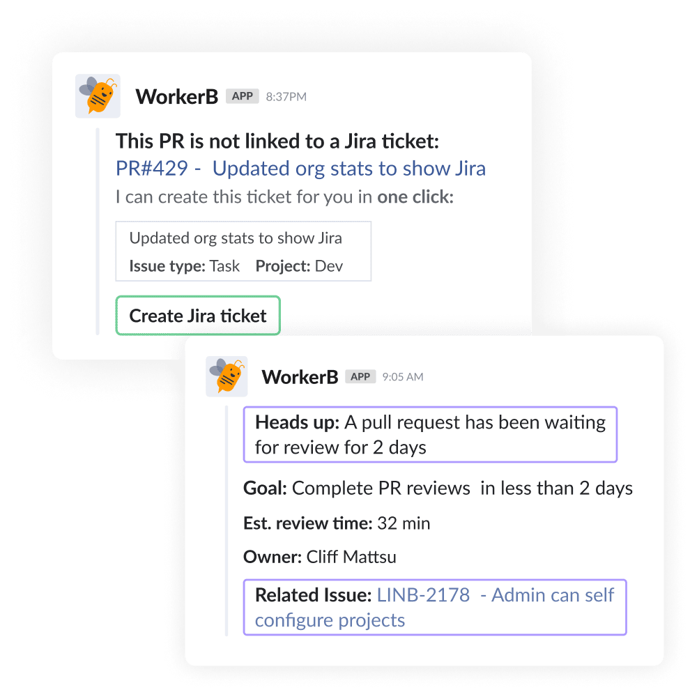 LinearB Bot Assistants | Enhance Your Team’s Workflows